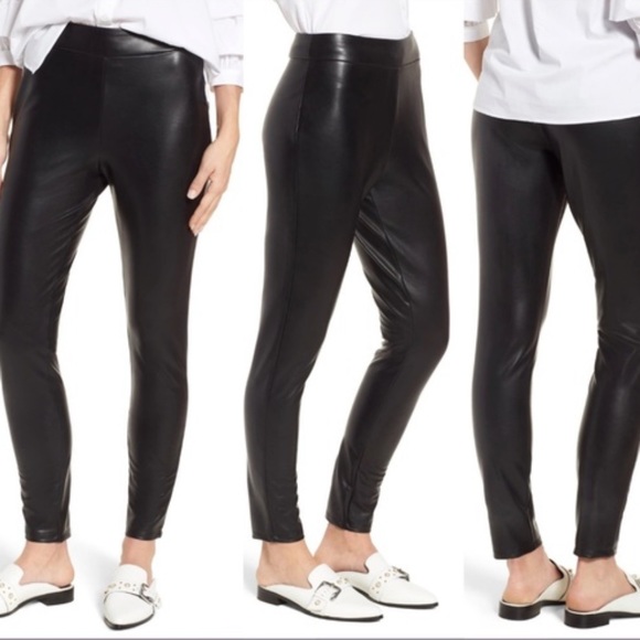 Leith | Pants & Jumpsuits | New Leith High Waist Faux Leather Leggings ...